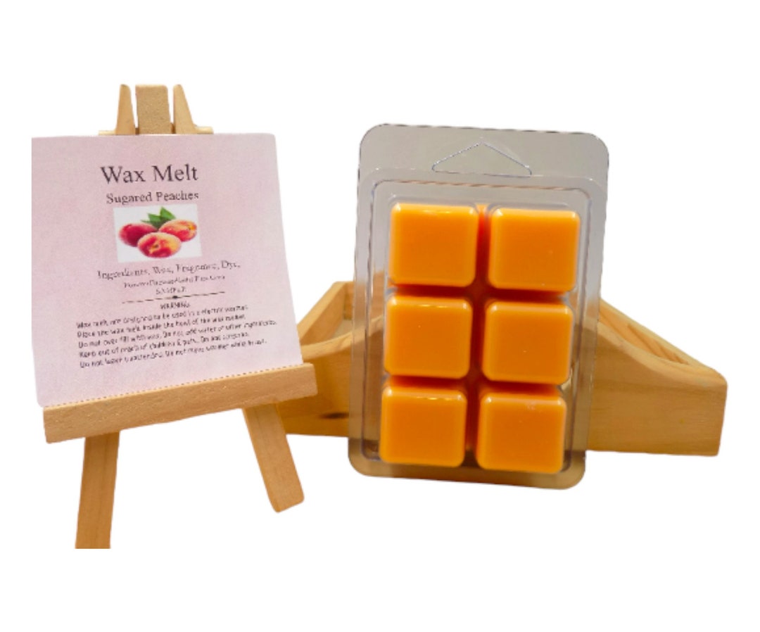 Clamshell Melts / Wax Melts / Wax Melts for Warmers / Sugared Peaches ...