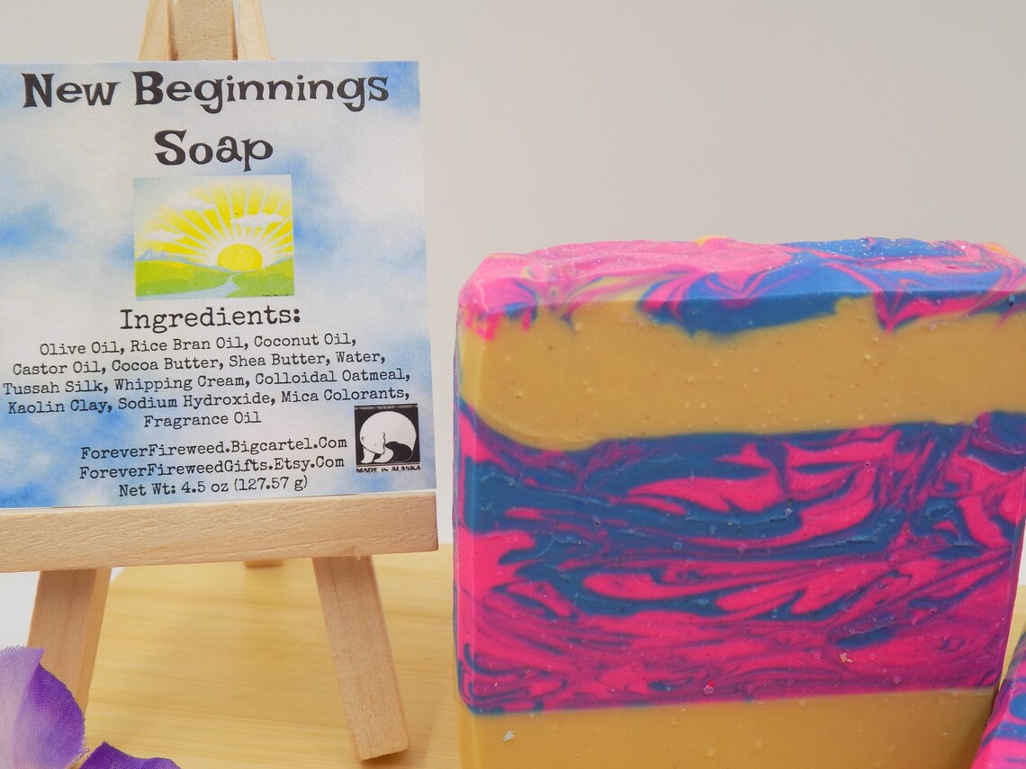 Handmade Soap New Beginnings | Etsy