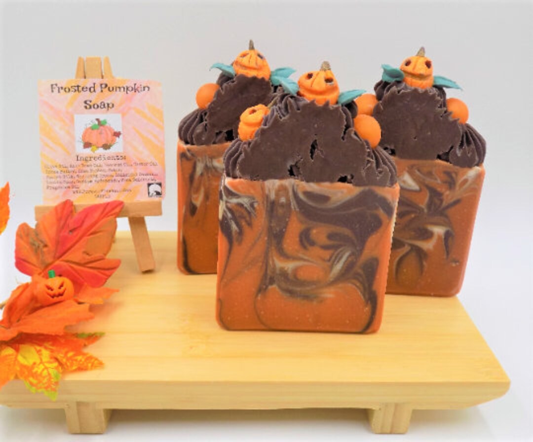 Frosted Pumpkin Soap - Fall Soap - Etsy