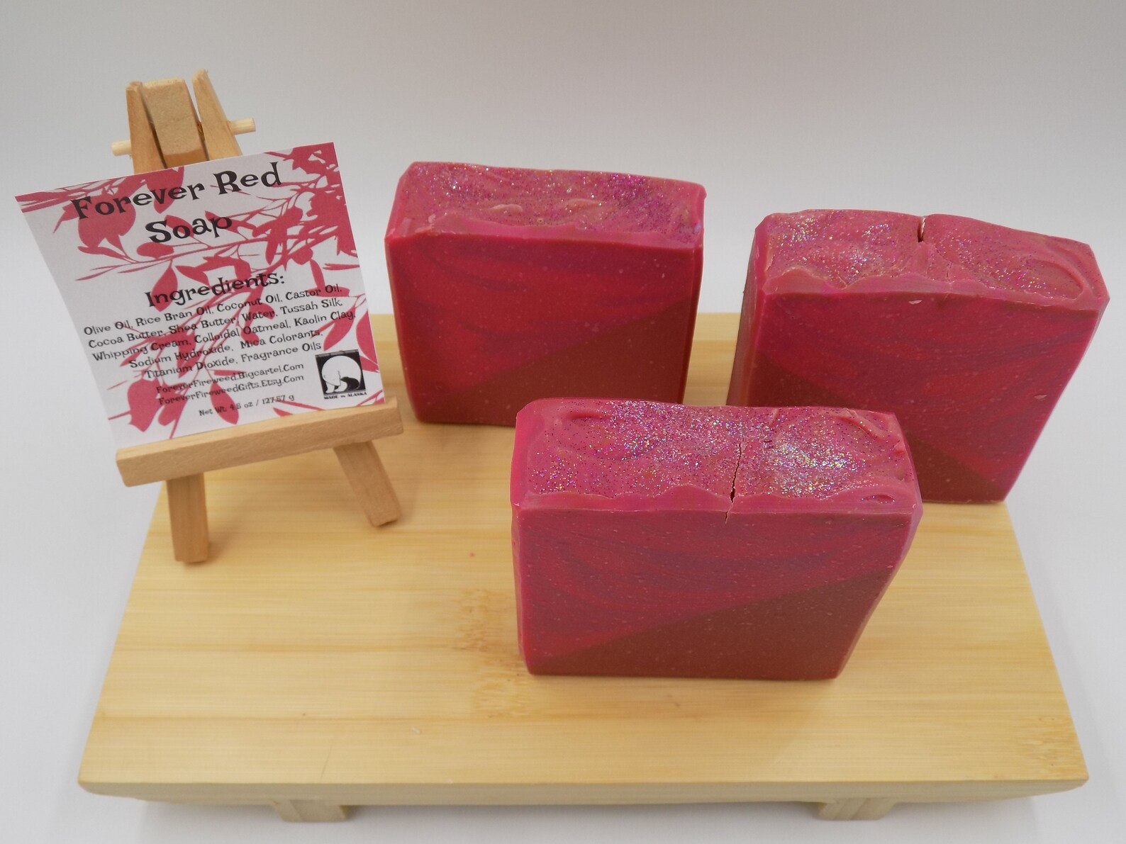 Forever Red Cold Process Bar Soap - Etsy