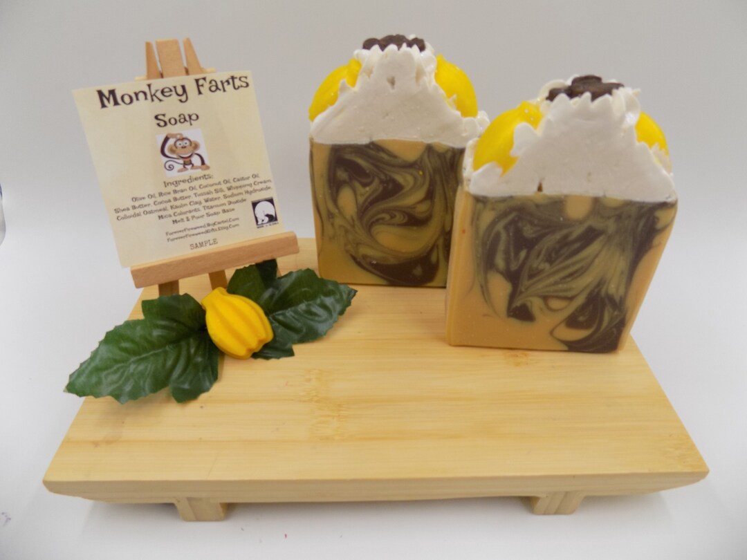 Monkey Fart Handmade Bar Soap - Etsy