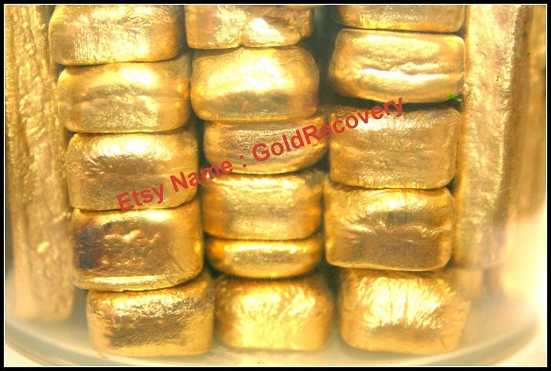 50 GRAMS Gold Recovery Gold Bar Melted Drop Scrap Plated Pins - Etsy Israel
