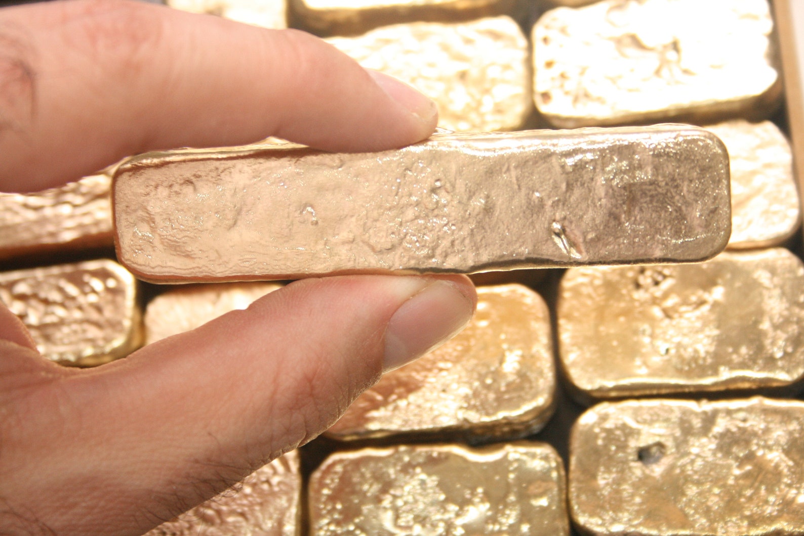150 Grams Melted Drops Scrap Gold Plated Pins for Recovery Not Solid ...