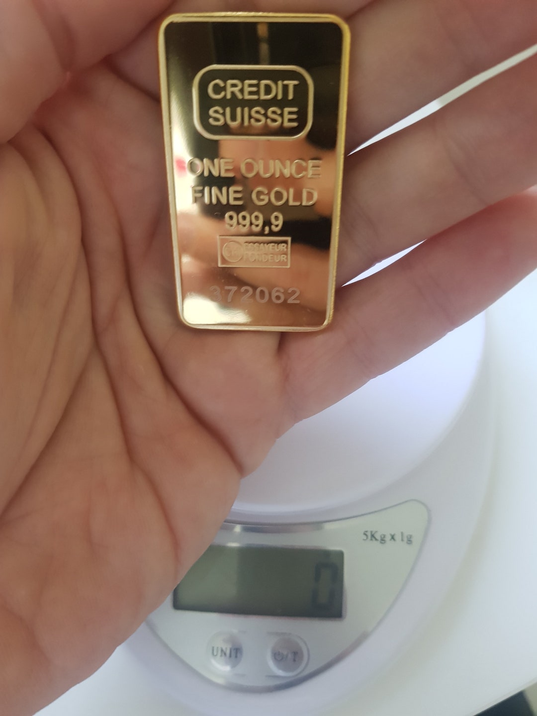 32 Gram .999 Gold Plated Bars 1 for Gold Recovery Jewelry Making or for ...