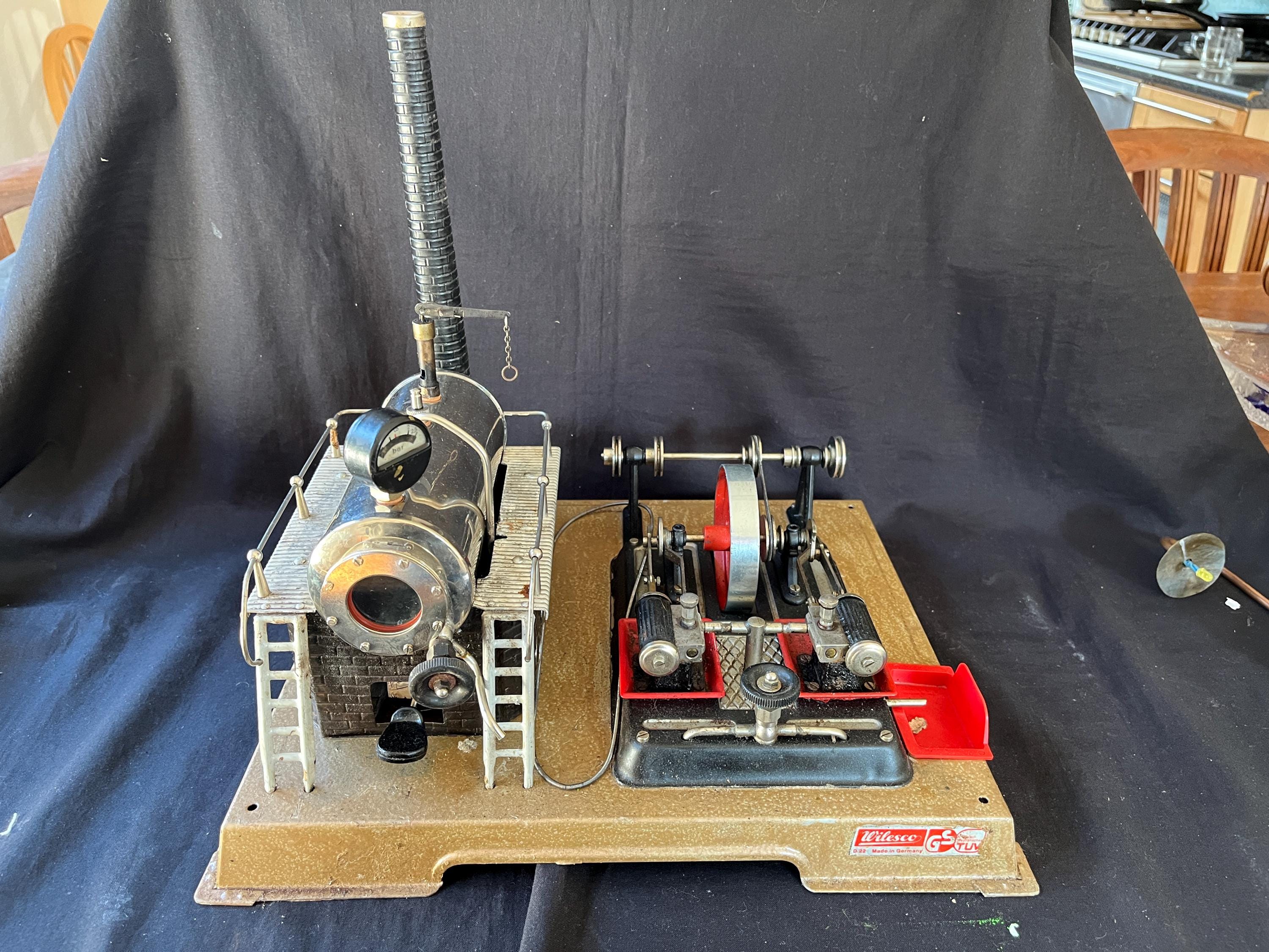 Wilesco D22 Stationary Steam Engine in Original Box + Parts - Etsy