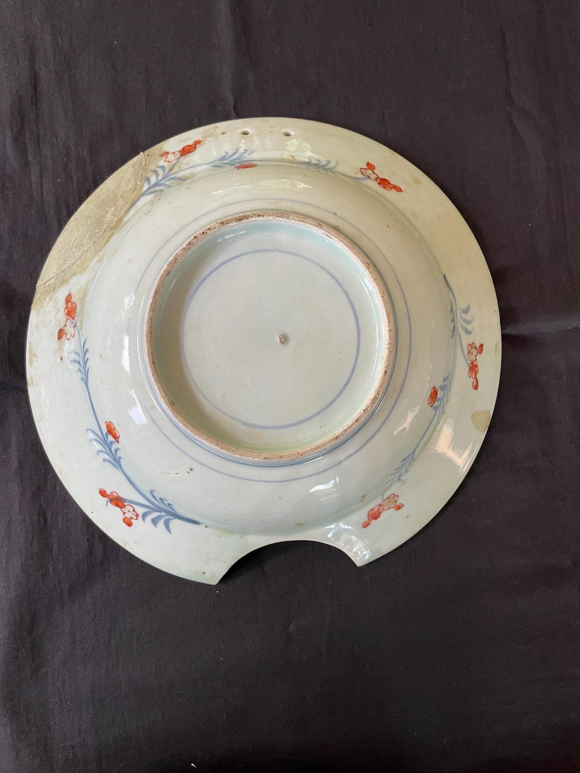 Antique Japanese Imari Barber Bowl Circa 1700 Edo Period ( Restaurated ...