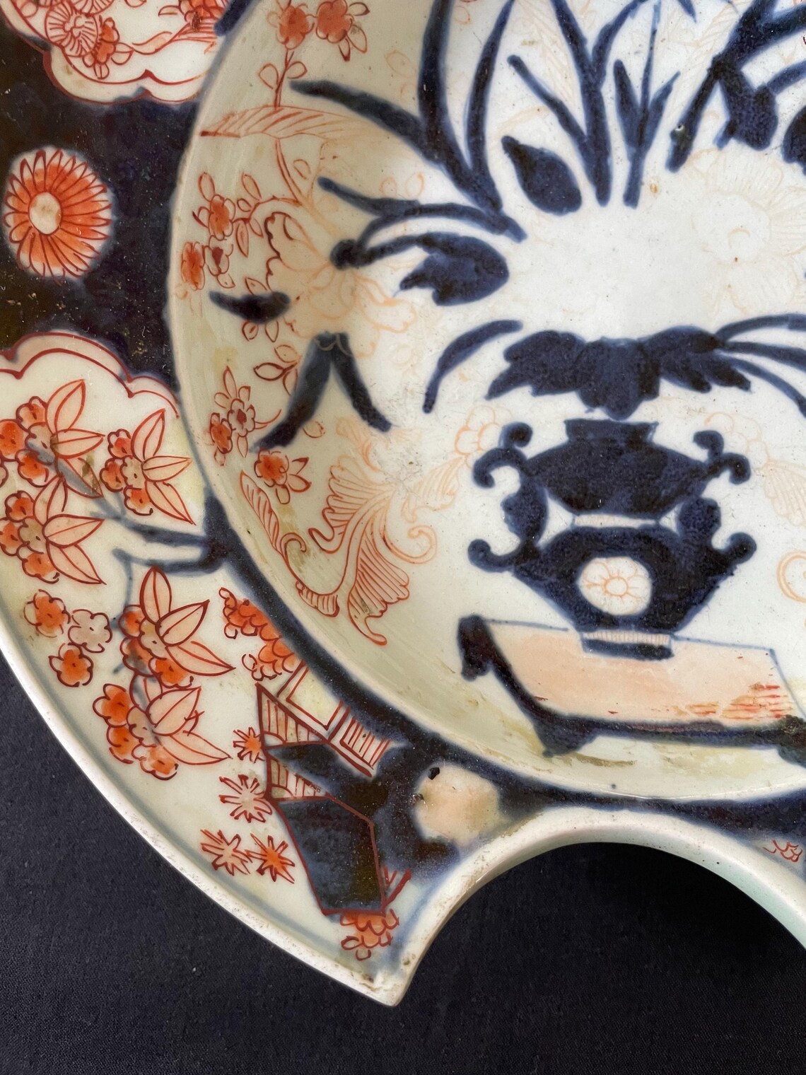 Antique Japanese Imari Barber Bowl Circa 1700 Edo Period ( Restaurated ...
