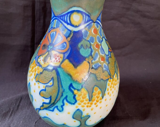 Exclusive Antique 1920 Gouda Corona Zuid-holland Design Vase . Marked ...