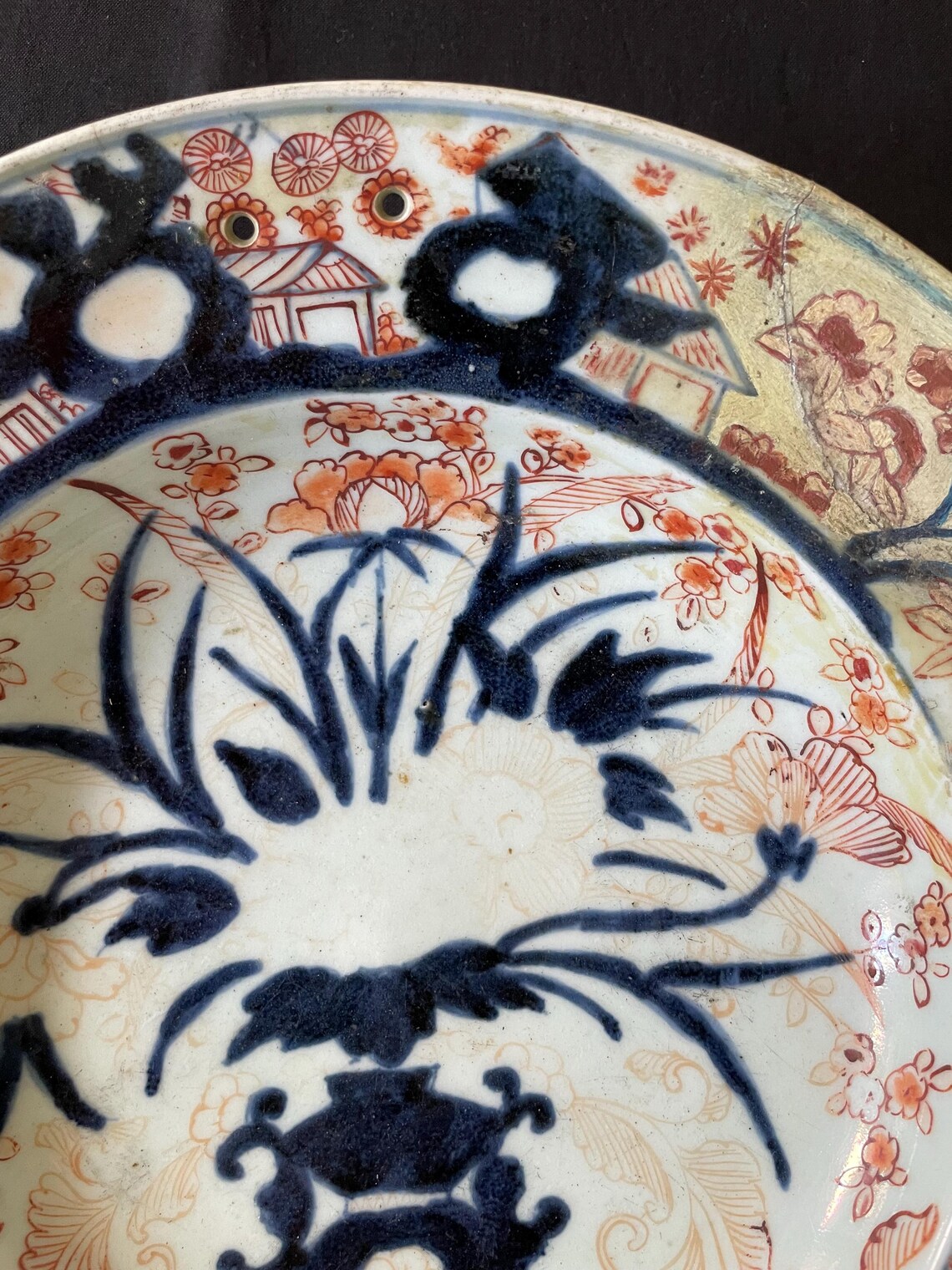 Antique Japanese Imari Barber Bowl Circa 1700 Edo Period Restaurated - Etsy