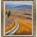 Tuscany Painting Original by Gino Masini "village With Sunflowers" Landscape Artwork Italian ...