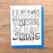 Hand-Lettered Feel Strong Card Be Strong Card Jon Krakauer | Etsy