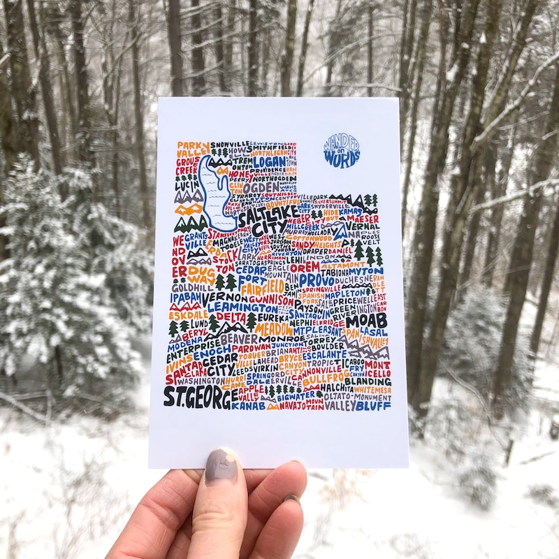 Utah Postcards - Etsy