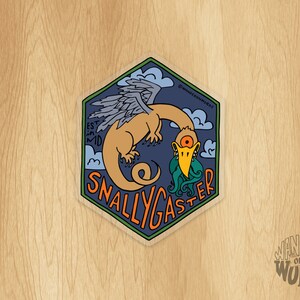 Hand-lettered Snallygaster Sticker, Maryland Critter Sticker ...