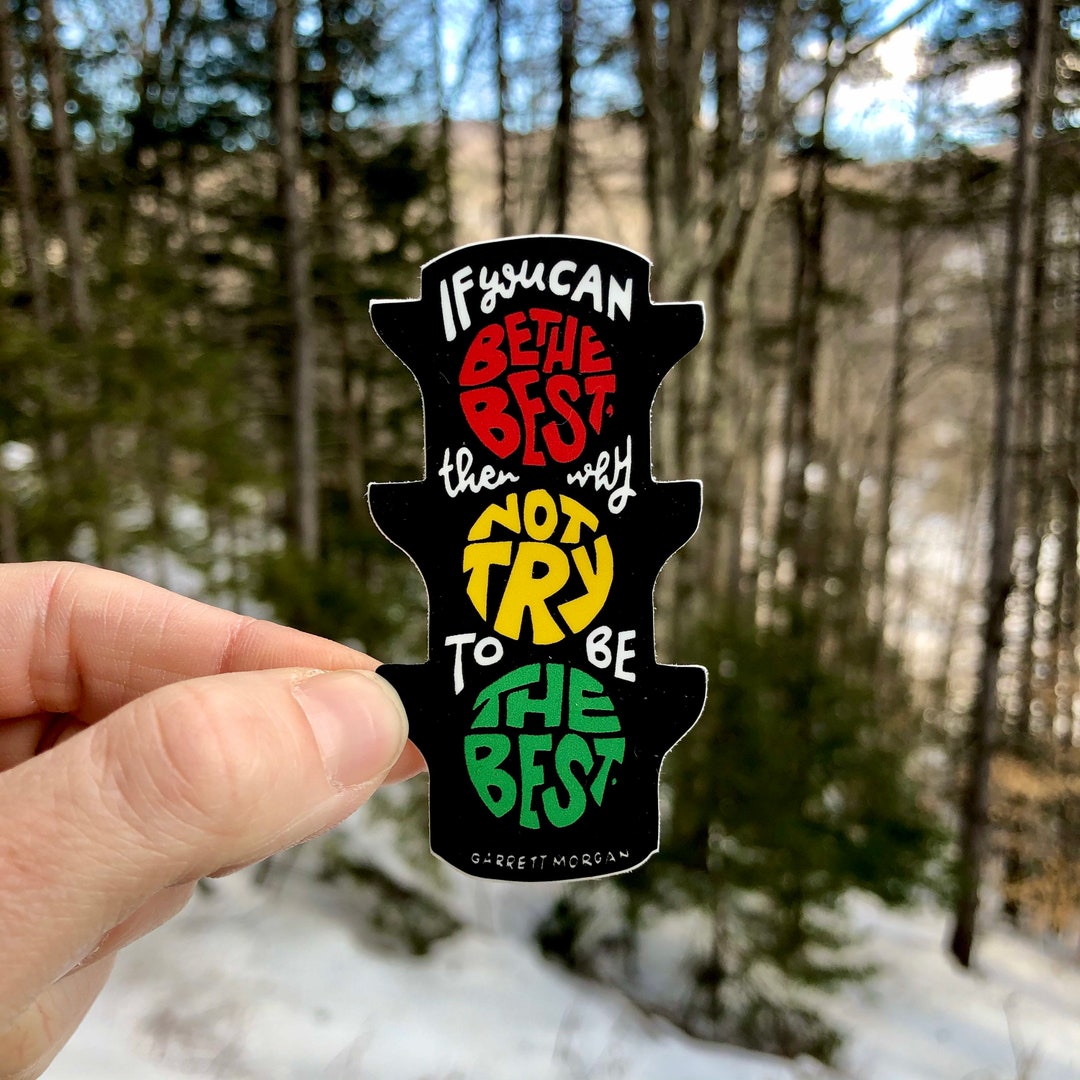 Hand-lettered Be the Best Sticker, Inspirational Sticker, Garrett ...