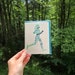 Hand-lettered Running Card, Runner Card, Blank Card, Friend Card, Any ...