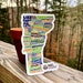 Hand-lettered Hike Vermont Sticker Mountains of Vermont - Etsy