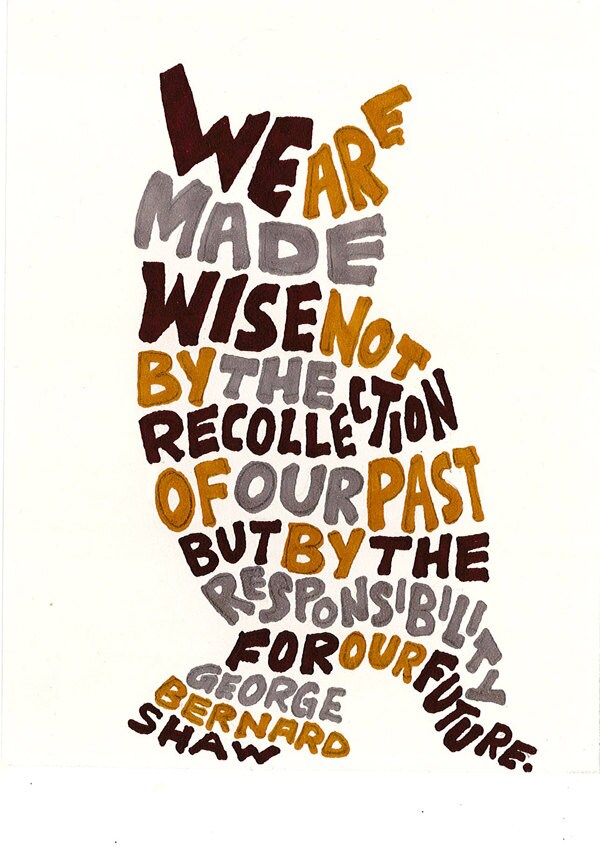 Hand-Lettered Wise Owl Card Wisdom Card Motivational Card | Etsy