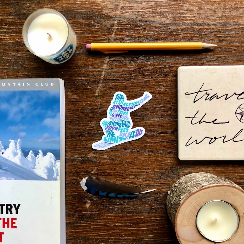Snowboard Stickers - Etsy