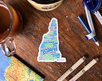 Custom New Hampshire Home Vinyl Decal Available in 20 - Etsy