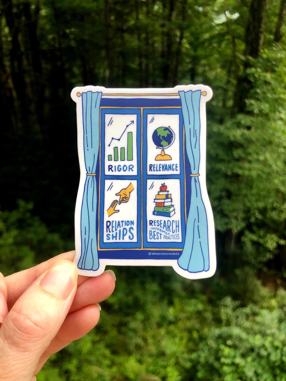 Four Rs of Teaching Sticker, Art From Collaboration for Multilingual ...