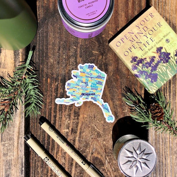 Alaska Sticker - Etsy