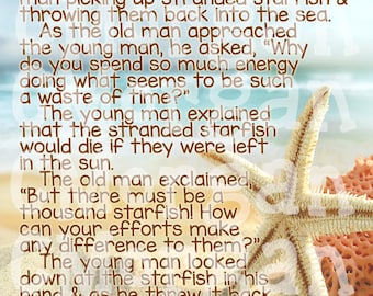 Starfish Story | Etsy