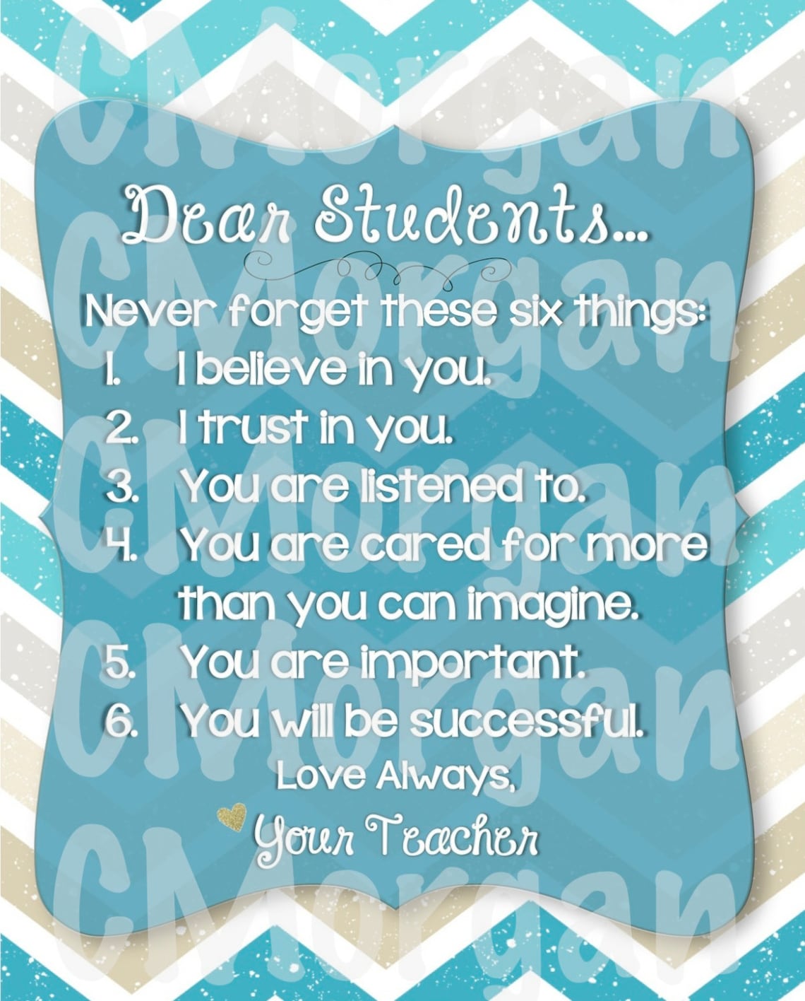 Dear Students... - Etsy