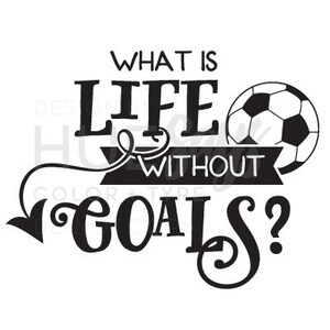 Soccer Wall Decal, Soccer Life, Soccer Goals - Etsy