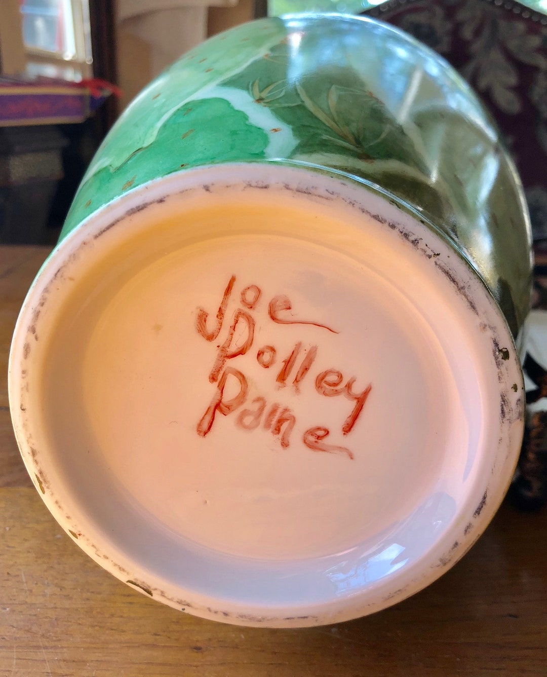 Joseph Polley Paine, Vintage SIGNED Porcelain Hand-painted Cactus Fine ...