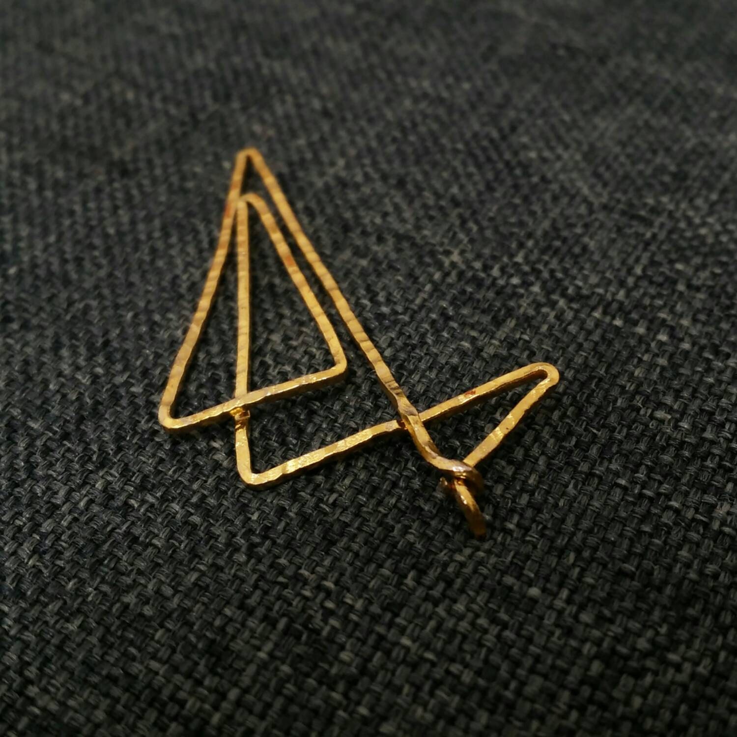 Silver Geometric Earjacket Ear Pin / Unique Handmade Etsy - Etsy