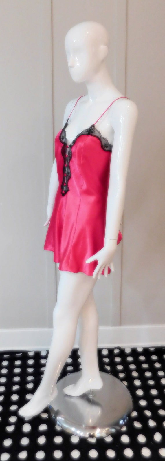 1980’s Vintage Undercover Wear Satin Teddy - Gem