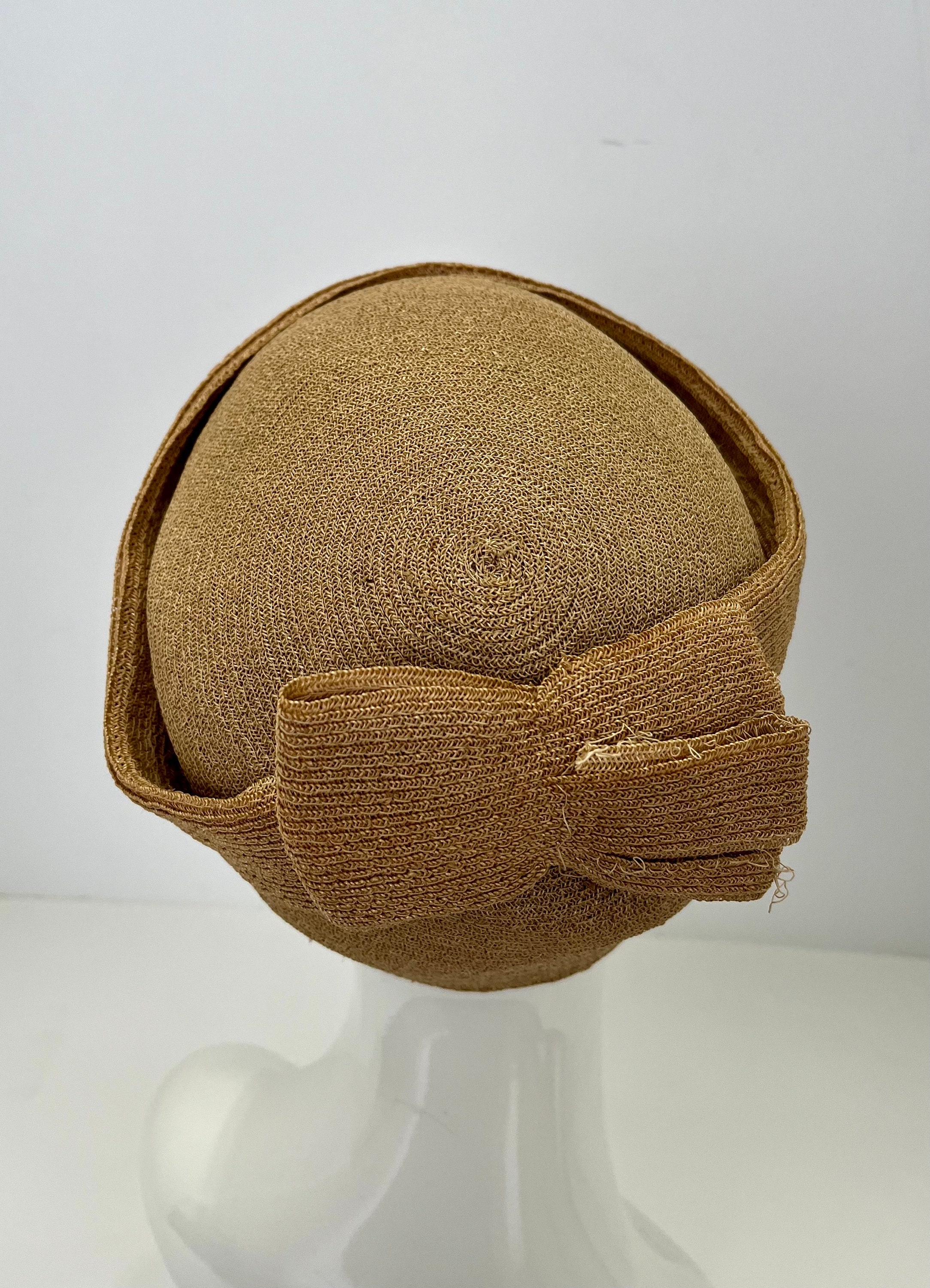 1920's Fine Straw Cloche Hat - Etsy