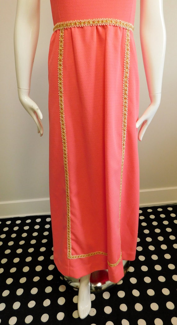1960’s Crimplene Maxi with Trim - Gem