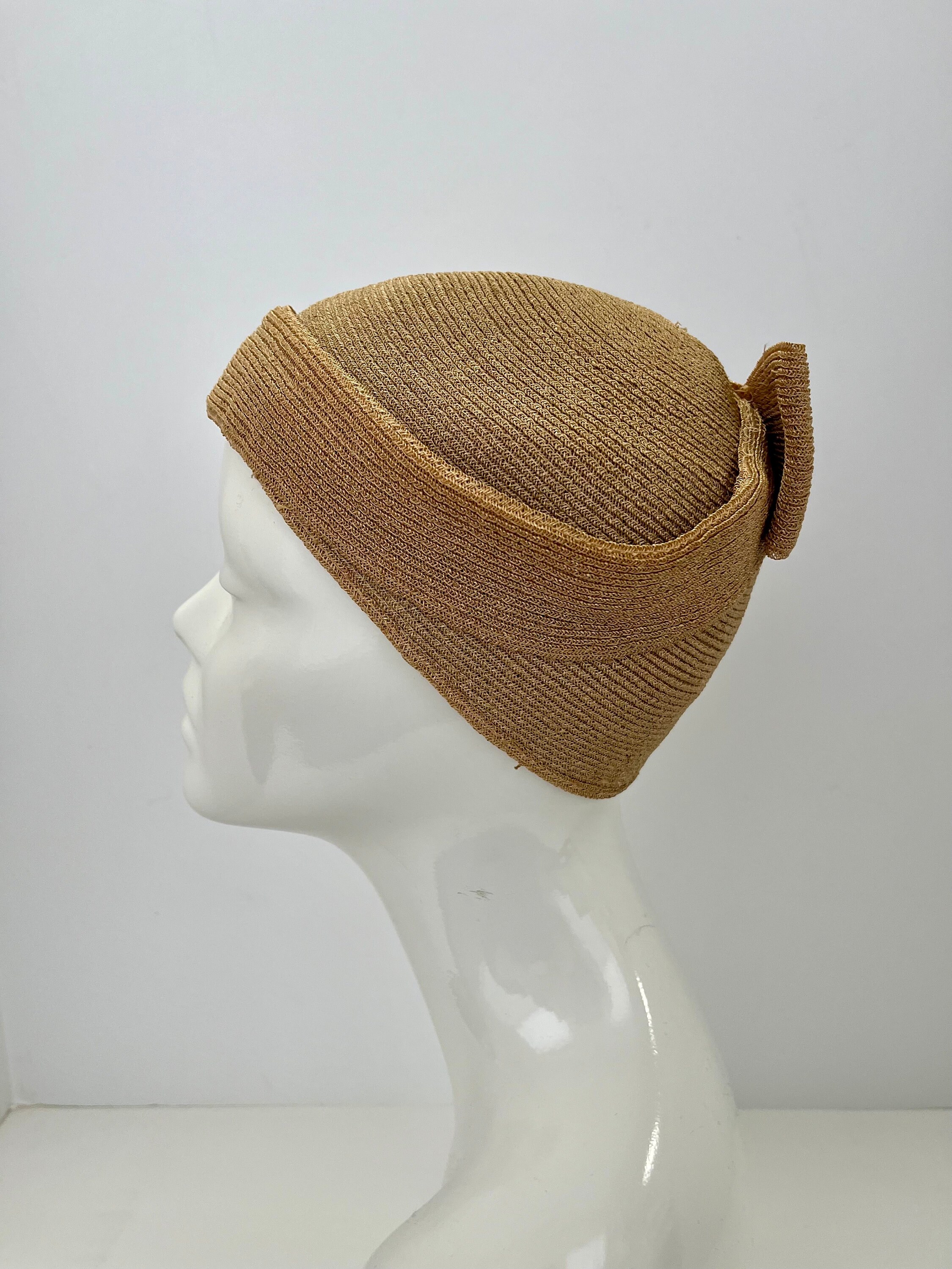 1920's Fine Straw Cloche Hat - Etsy