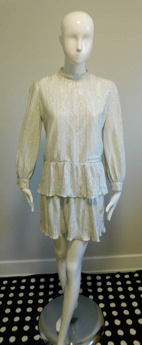 1960s lurex micro mini - Gem
