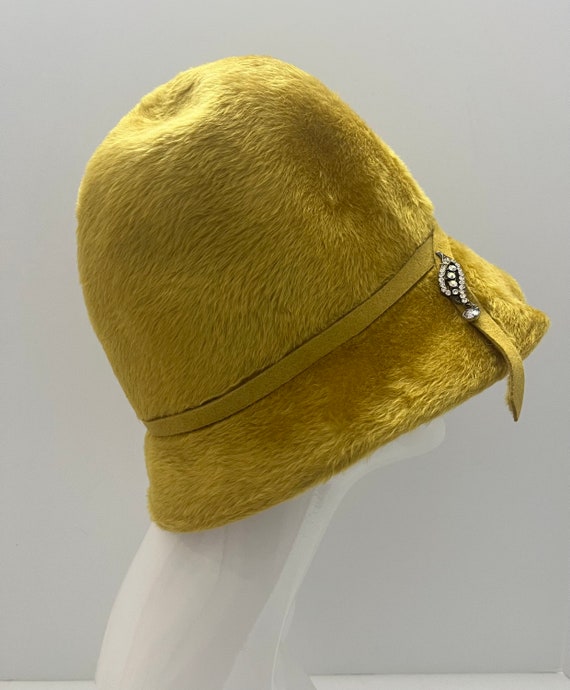 1960's Mod Gold Bucket Hat by Henri Original - Gem