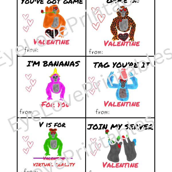 Gorilla Tag Cosmetic - Etsy