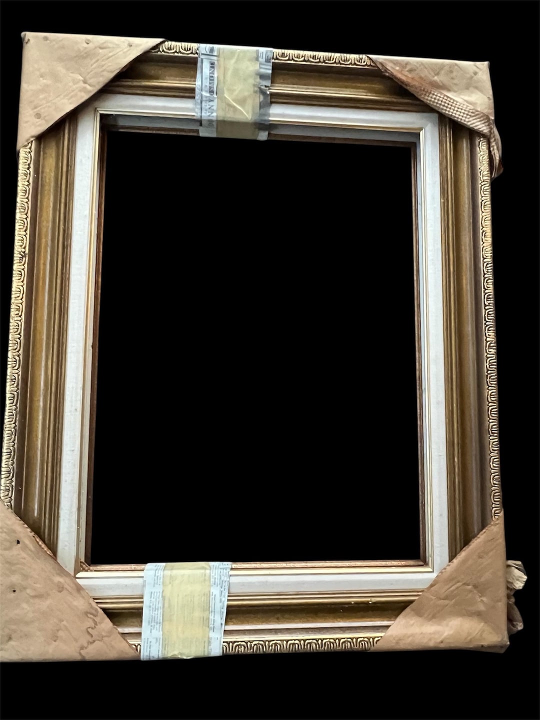 Antique NOS Solid Wood Gold Leaf Linen Picture Frames. 20x24” - Etsy