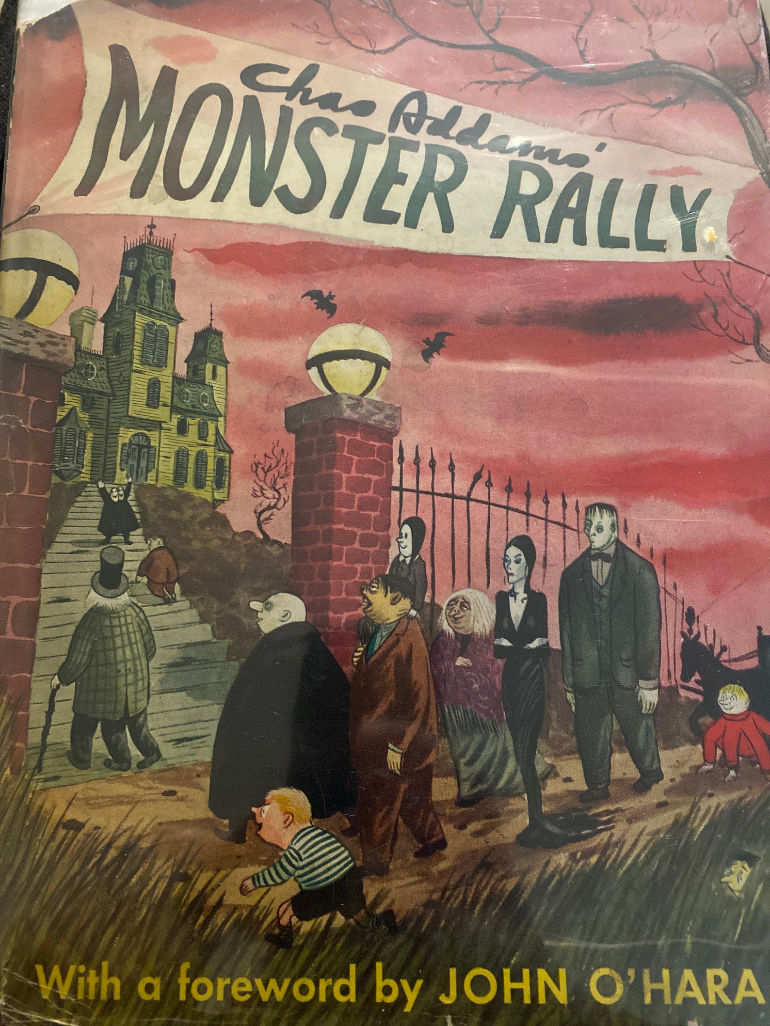 Chas Addams Monster Rally W Original Uncle Fester Artwork Gimbel ...