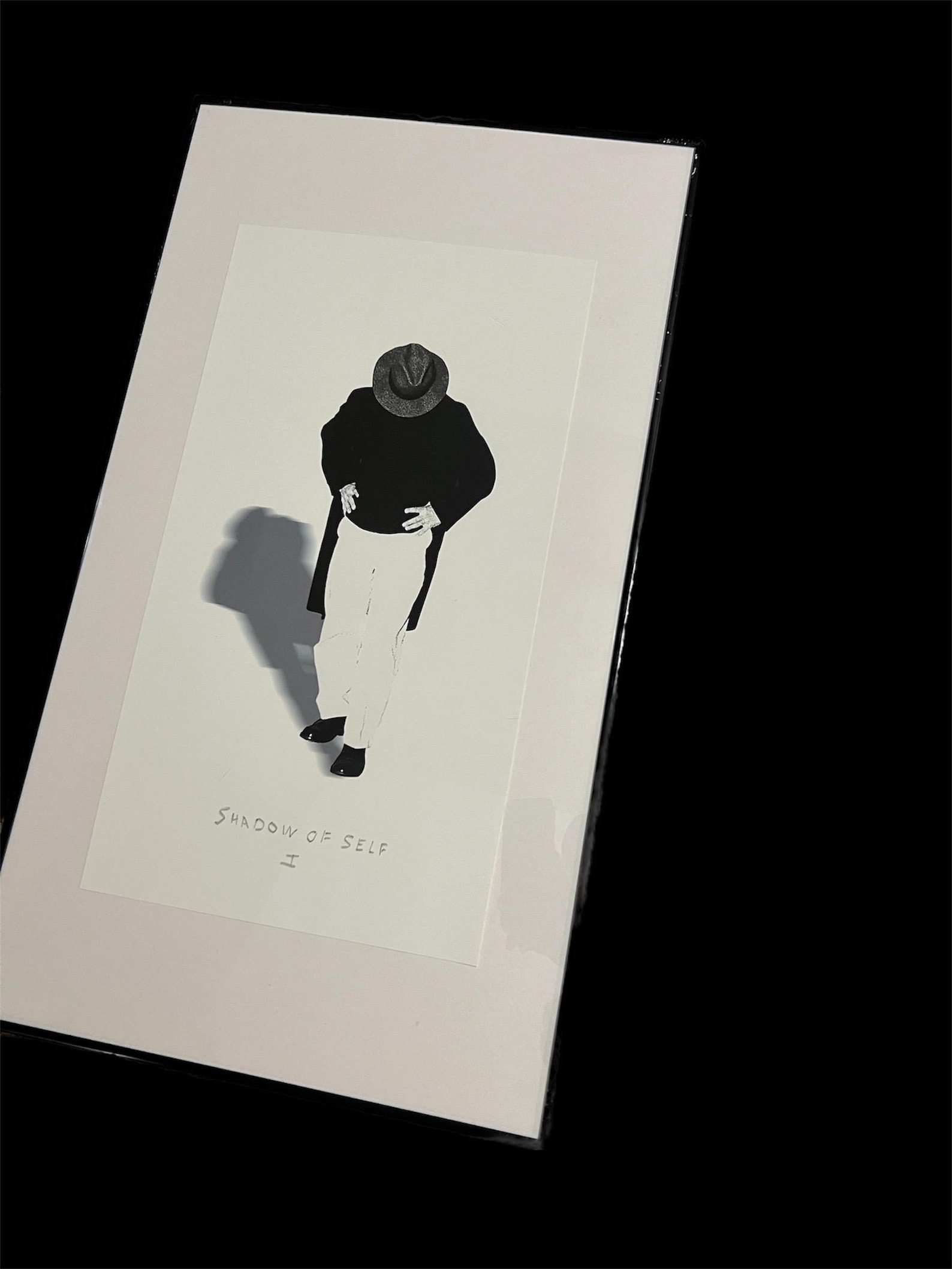 Fabulous “shadow of Self” Triptych Black and White Framed Photograph ...