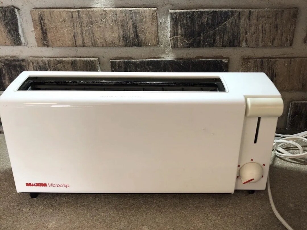 Maxim Microchip ET-9 Wide Slot Toaster WORKS 100 % Shipped Free Vintage ...