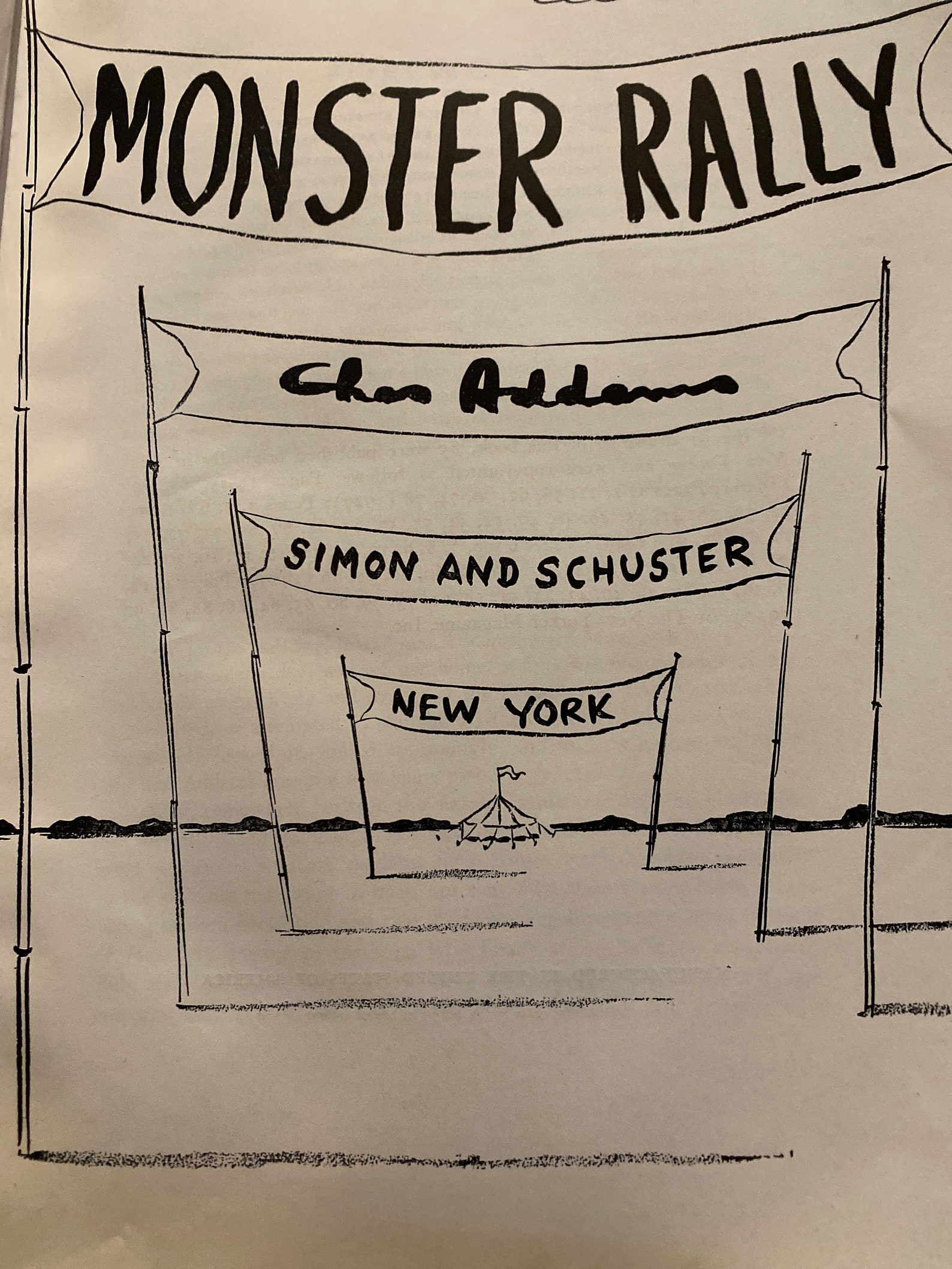 Chas Addams Monster Rally W Original Uncle Fester Artwork - Etsy