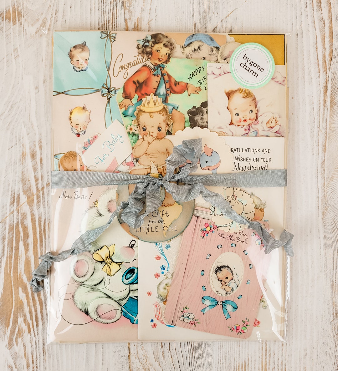 Nursery & Baby Shower Vintage Ephemera Baby Scrapbook - Etsy