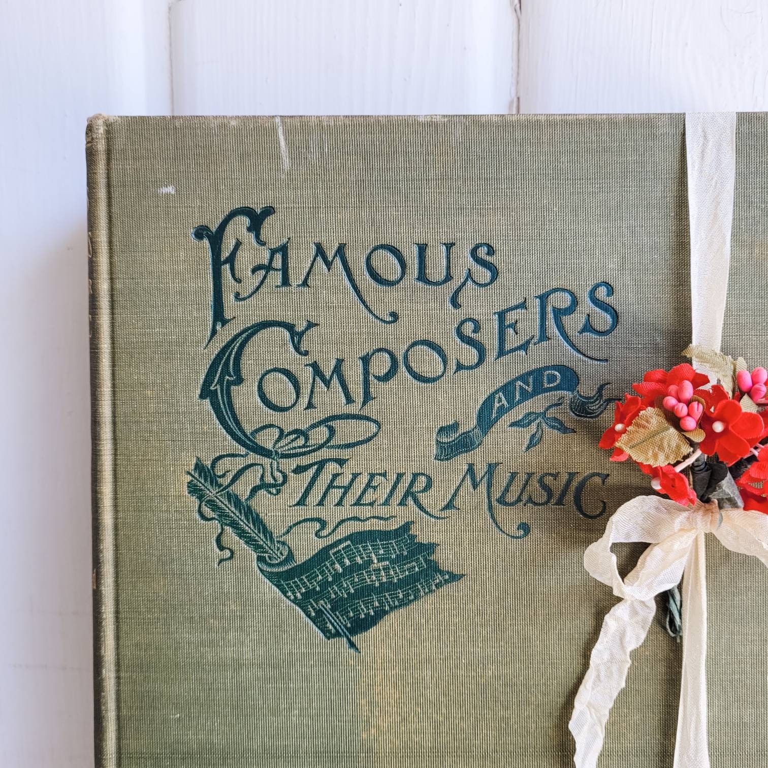 Antique SHEET MUSIC Book Set, Famous Composers & Their Works, Vintage ...