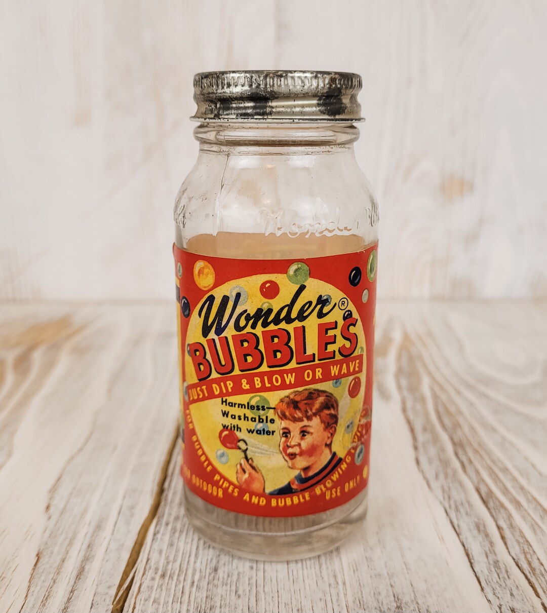 Rare WONDER BUBBLES Bottle, 1950s Toy, Kitschy Vintage Product - Etsy