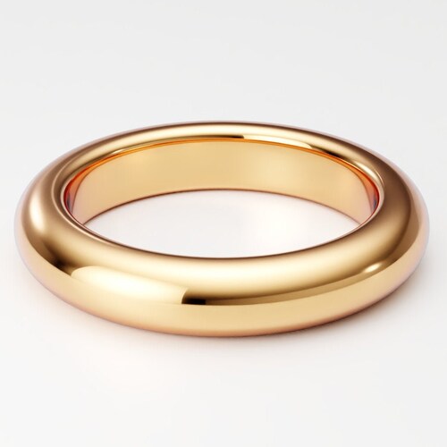 5x3mm ULTRA THICK Gold Ring Band 10K 14K 18K Solid Gold Plain - Etsy