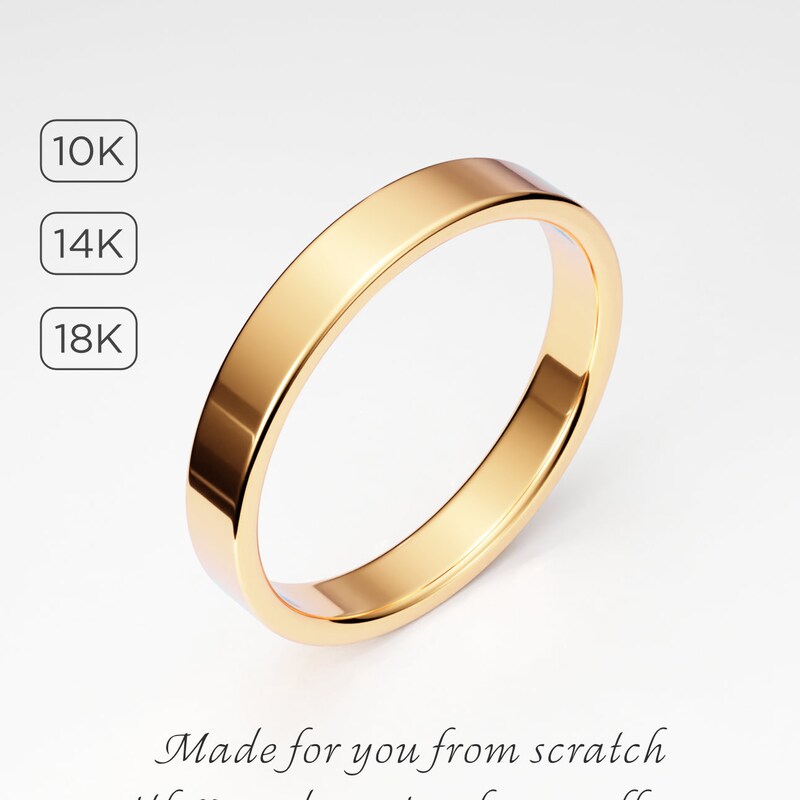 Simple Gold Band - Etsy