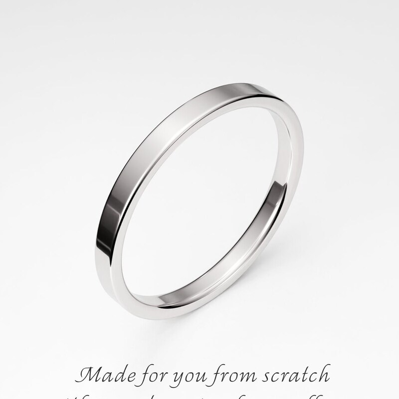 Skinny Silver Rings - Etsy