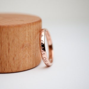 Personalized Ring Engraving, Ring Order Add-on — Custom Deep Laser ...