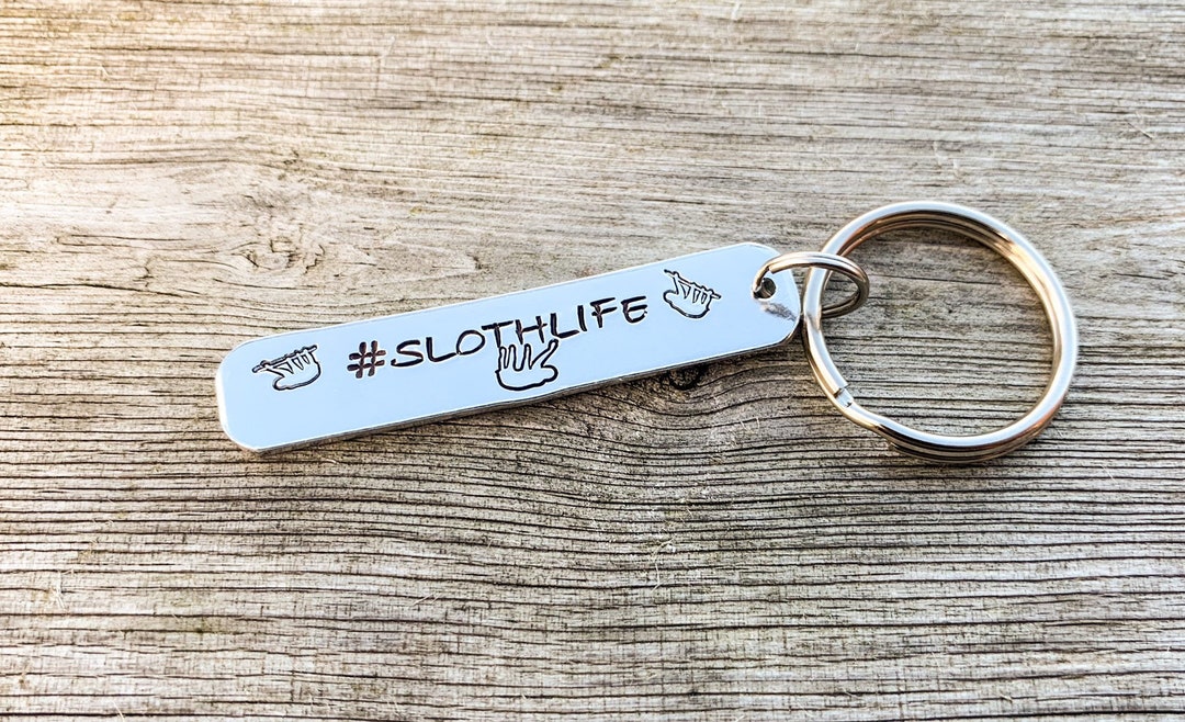 Sloth Keyring slothlife Sloth Gift I Love Sloths - Etsy